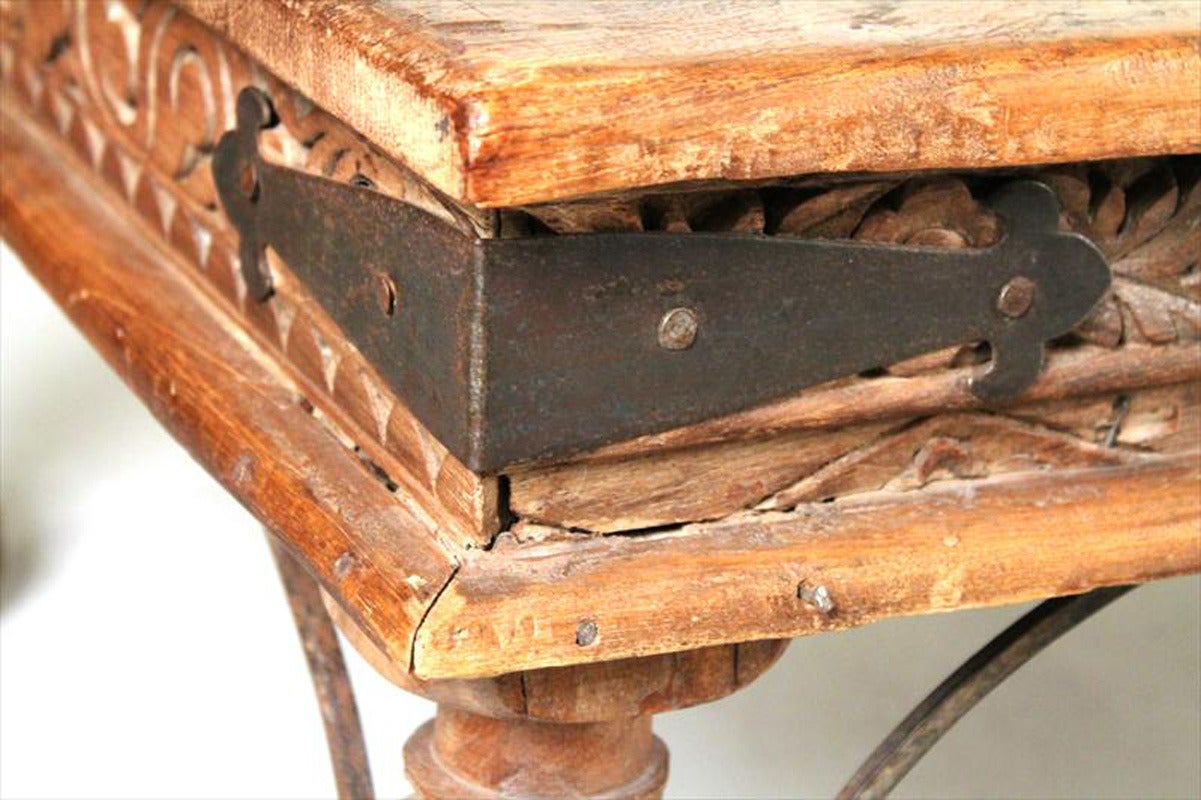 Rustic Large Asian Style Coffee Table at 1stDibs