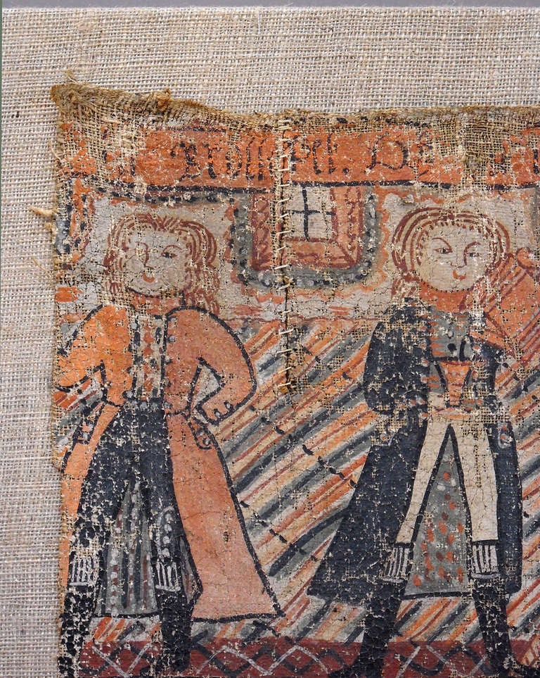 Early Swedish Bonad Fragment at 1stDibs