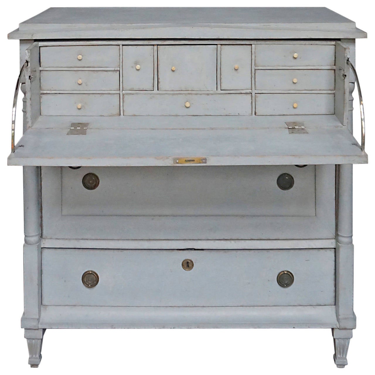 Fall Front Writing Desk at 1stDibs