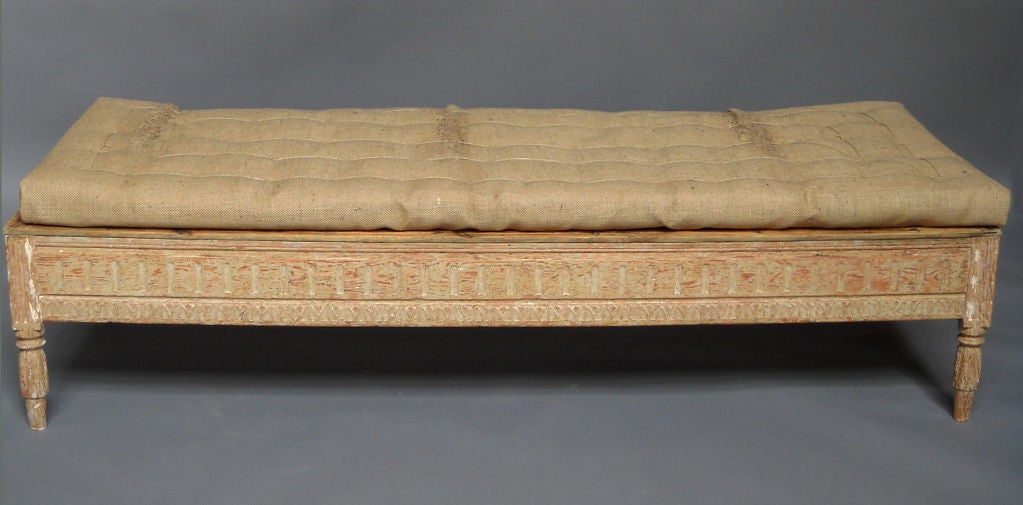 Period Gustavian Divan in Original Paint at 1stDibs
