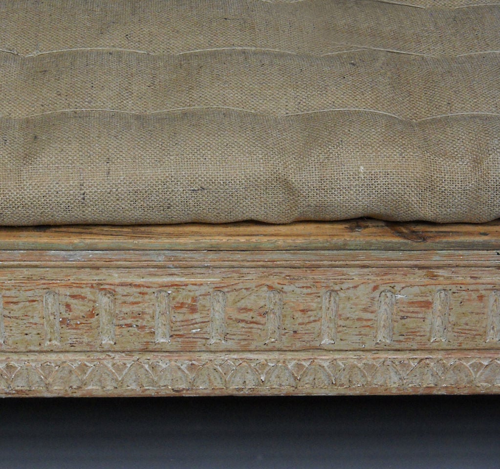 Period Gustavian Divan in Original Paint at 1stDibs