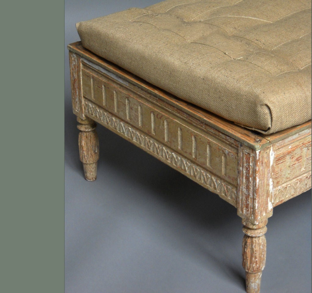 Period Gustavian Divan in Original Paint at 1stDibs