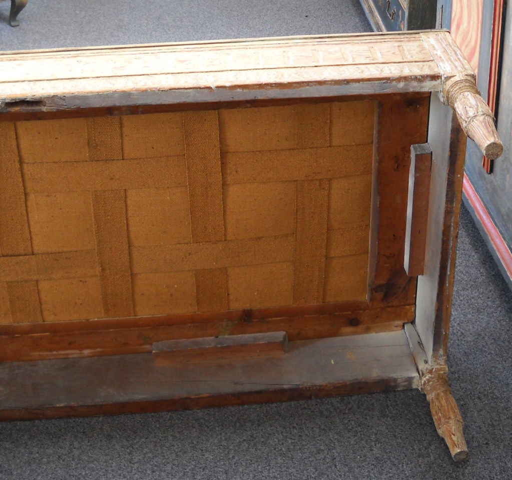 Period Gustavian Divan in Original Paint at 1stDibs