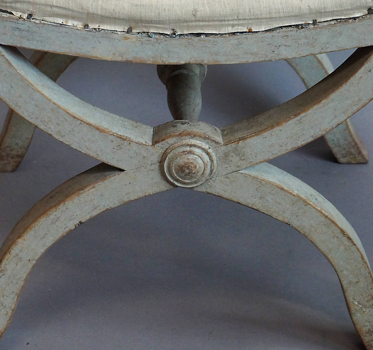 Pair of Gustavian Period Curule Stools at 1stDibs