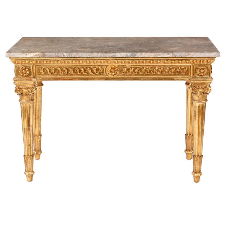 An Elegant 50's Italian Hall Console at 1stDibs