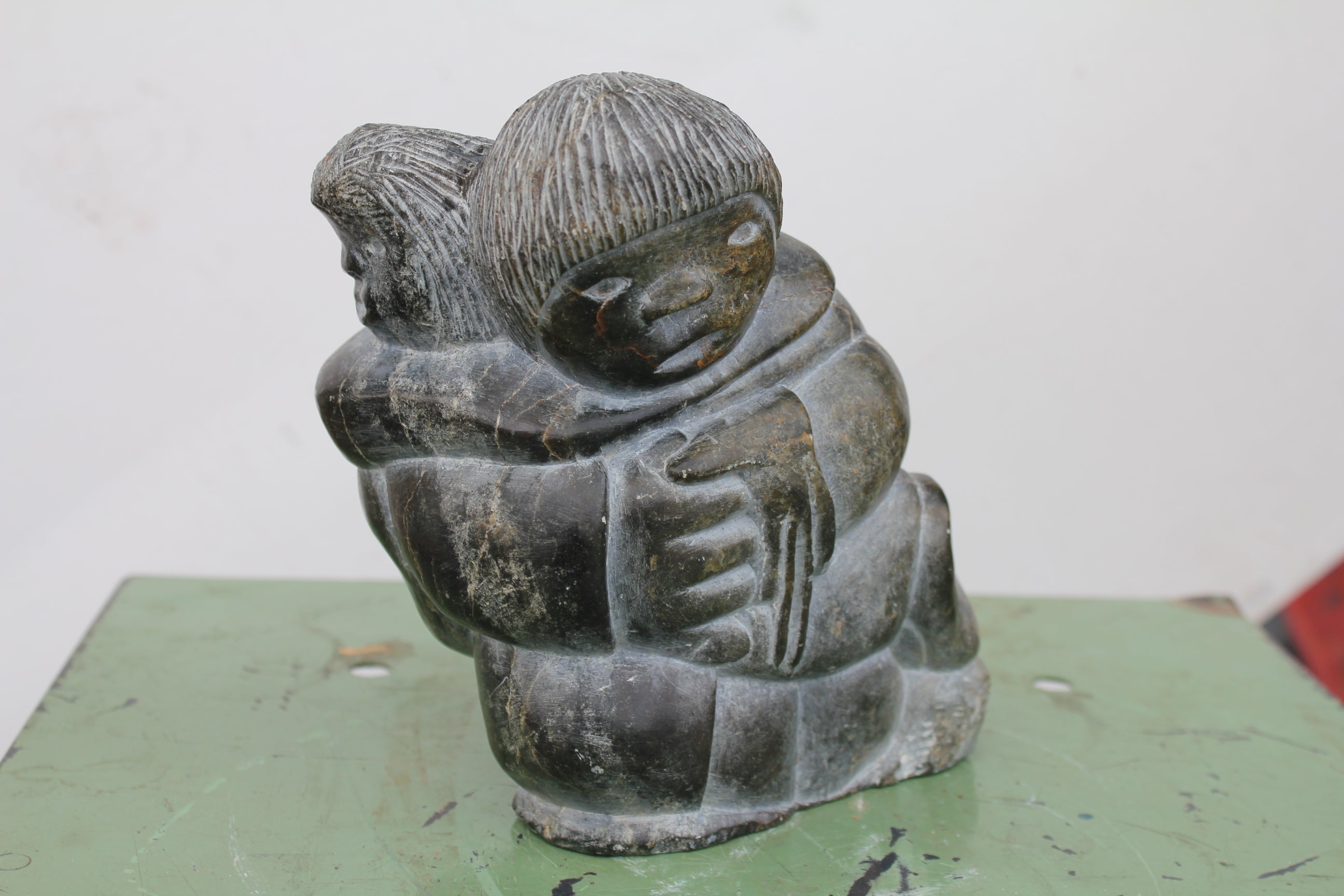 Charming Inuit Eskimo Carving Signed And Dated at 1stDibs