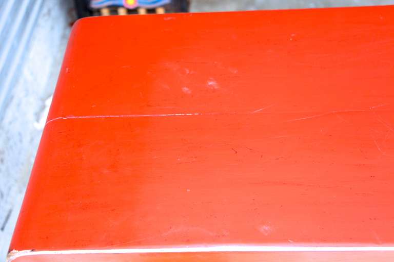 Asian Red Lacquer Console Table at 1stDibs | red lacquer table ...