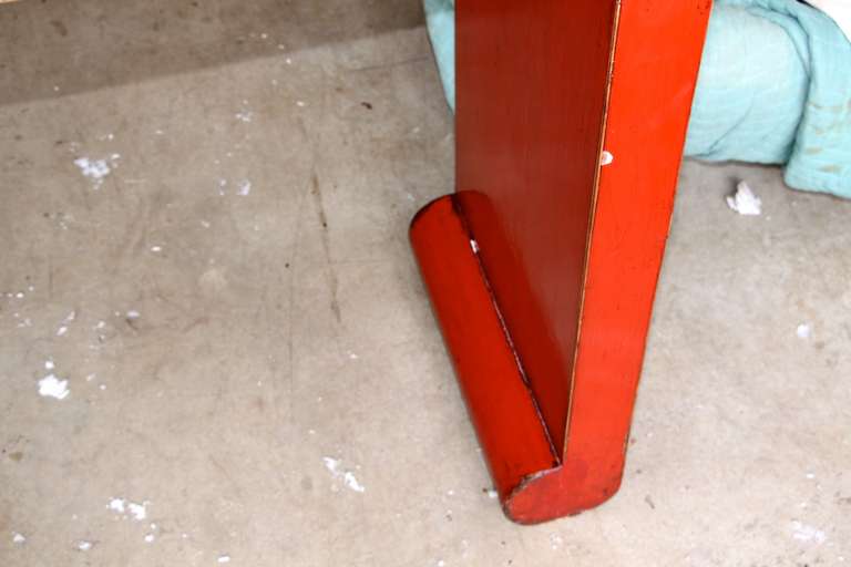 Asian Red Lacquer Console Table at 1stDibs | red lacquer table ...