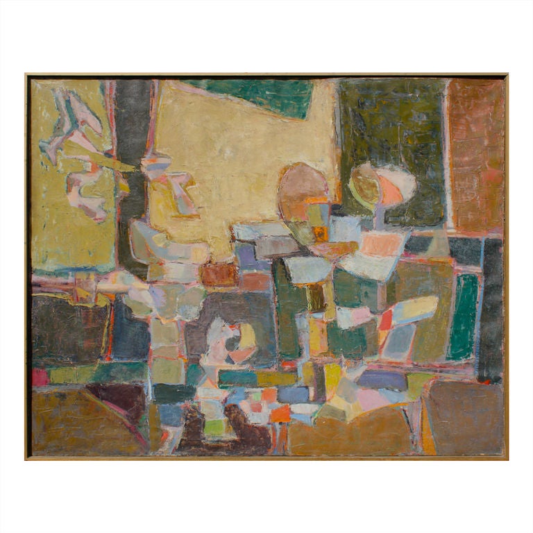 Frances Pratt Abstract signed dated 55 at 1stDibs