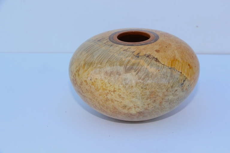 John Mascoll Box Elder Hand Turned Vessel For Sale at 1stDibs