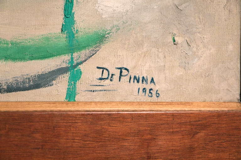 Vivian DePinna Abstract Provincetown Artist Dated 1956 at 1stDibs