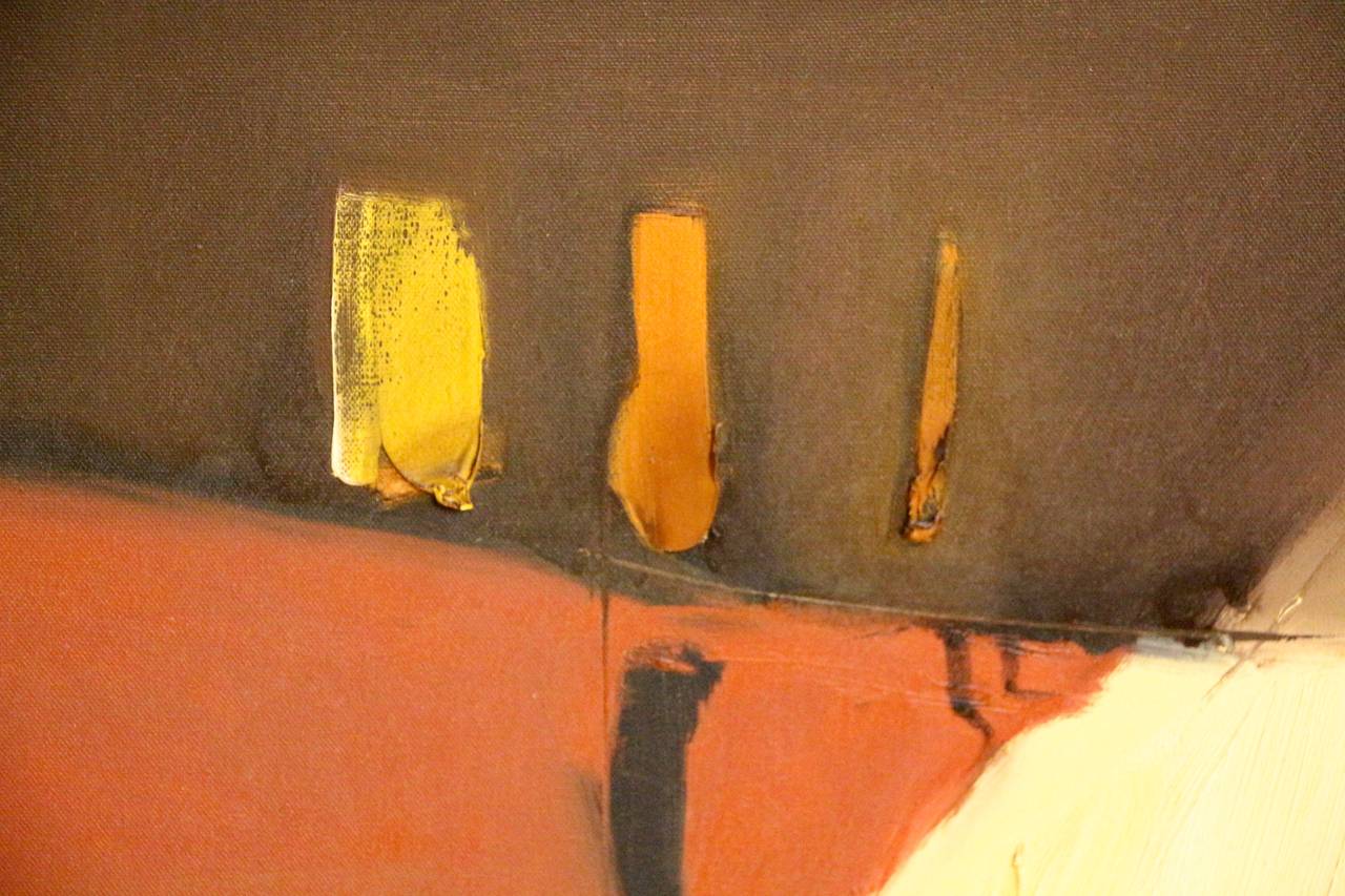 Arnold Weber 1965 Abstract Painting at 1stDibs