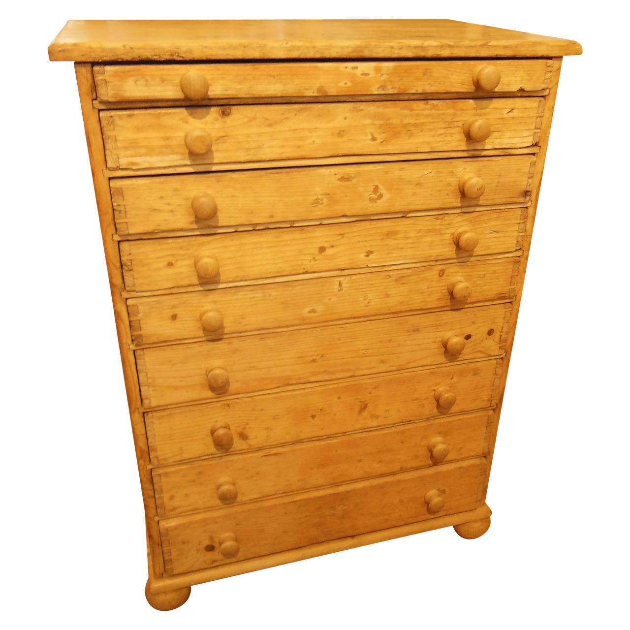 Rustic Vintage English Map Chest at 1stDibs