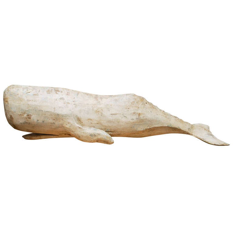 Carved Whale at 1stDibs