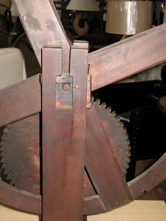 Graphic Japanese Spinning Wheel at 1stDibs