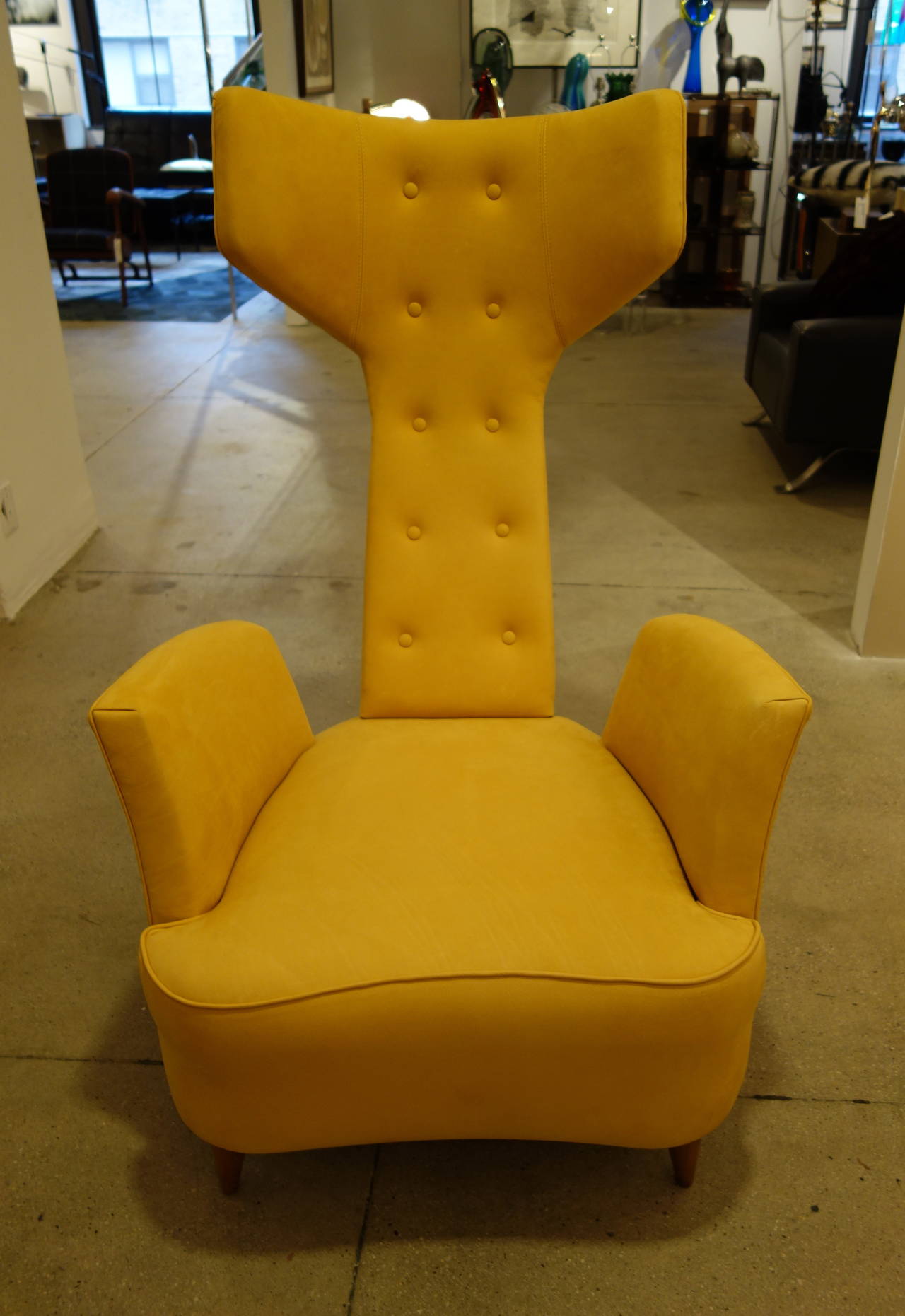 Pair Limited Edition Italian Pippo Pestalozza Style Contemporary Lounge ...