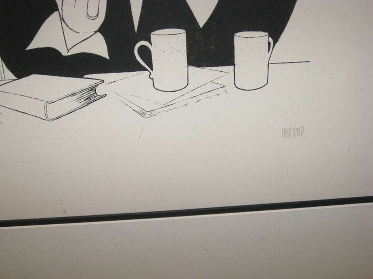 Al Hirschfeld Signed Lithograph of Rosie O'Donnell at 1stDibs