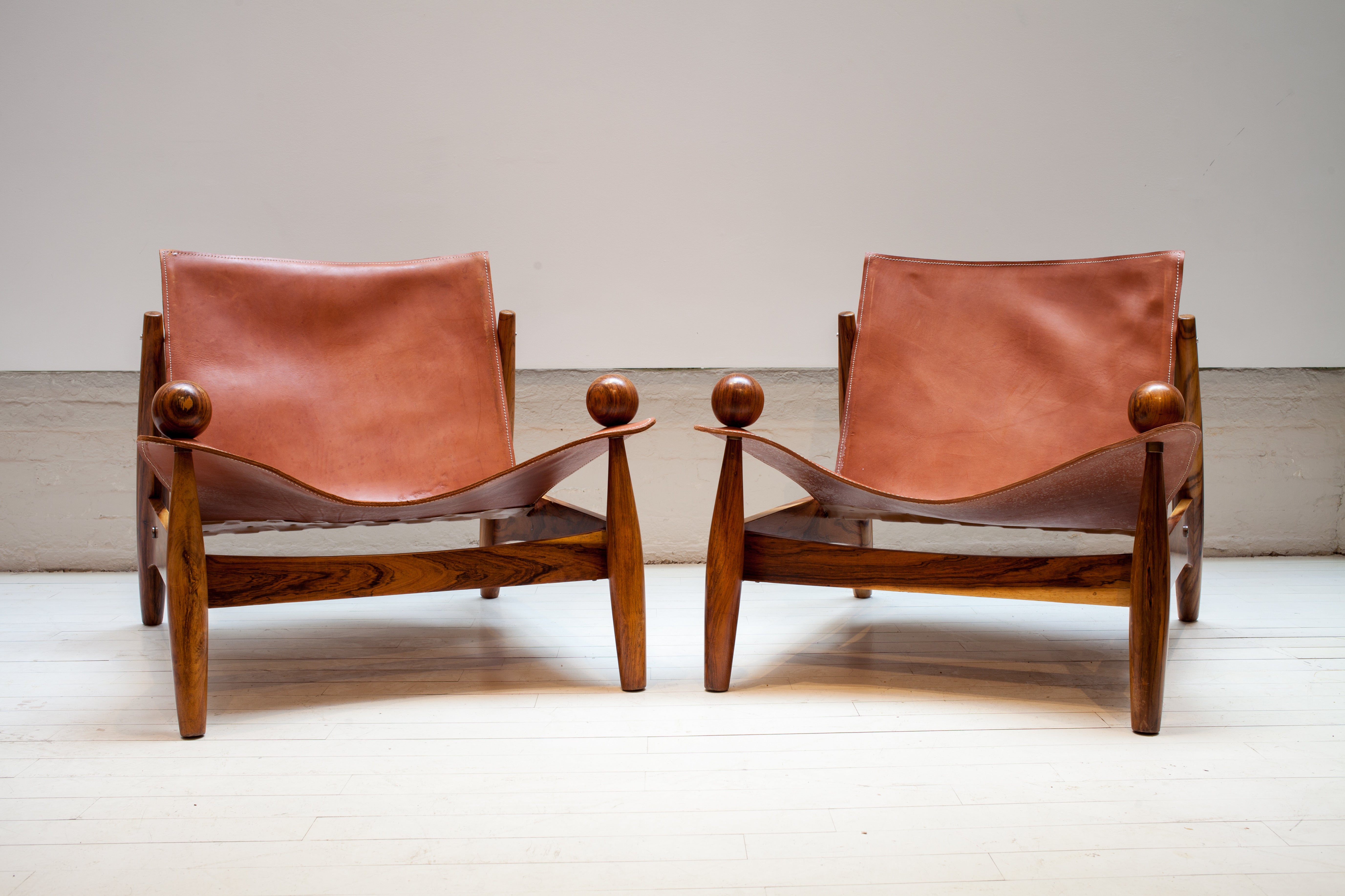 Pair of Rare Brazilian Chairs at 1stDibs