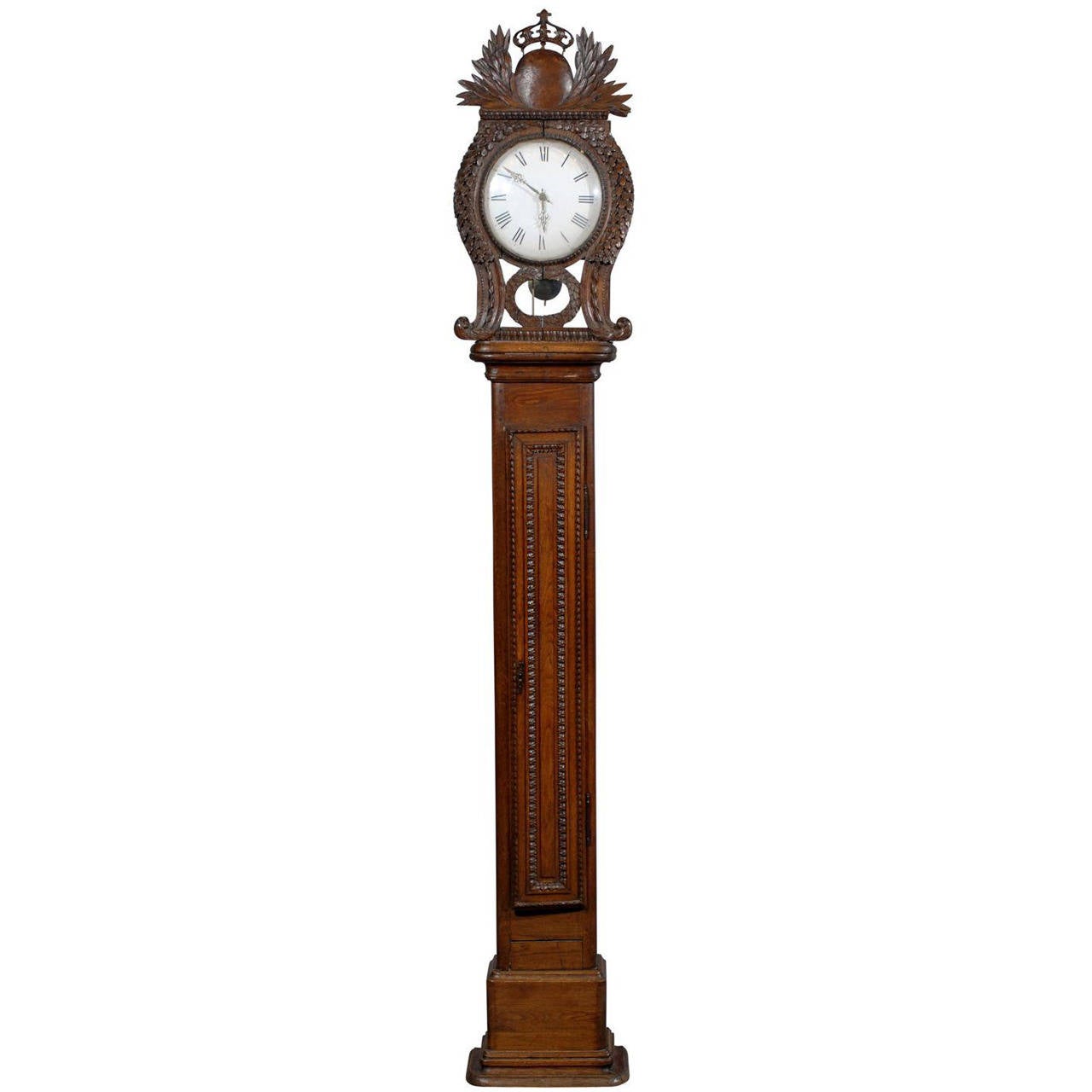 Normandy Tall-Case Clock in Oak, France, circa 1800 at 1stDibs | 1800 clock