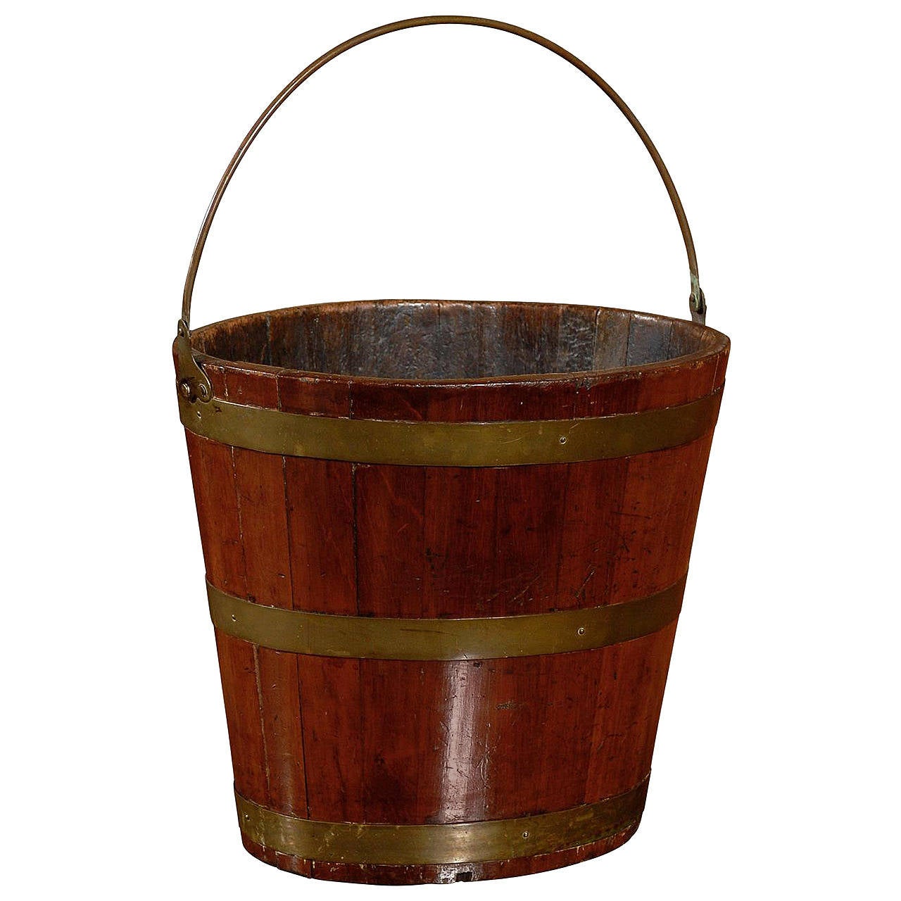 Oval Wooden Bucket at 1stDibs