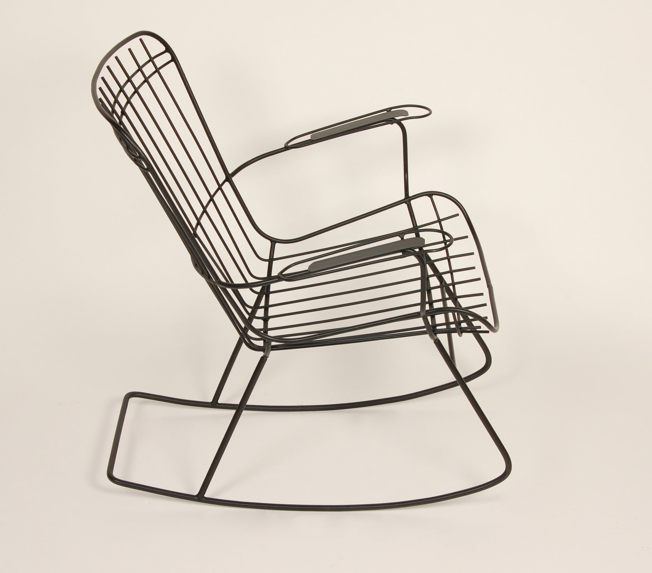 Iron Modernist Rocker at 1stDibs