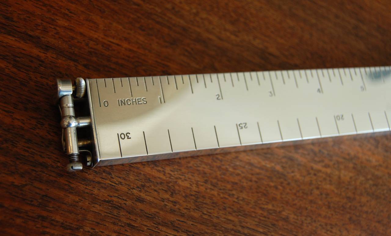 Dunhill "Sylph" Ruler Lighter in Silver at 1stDibs