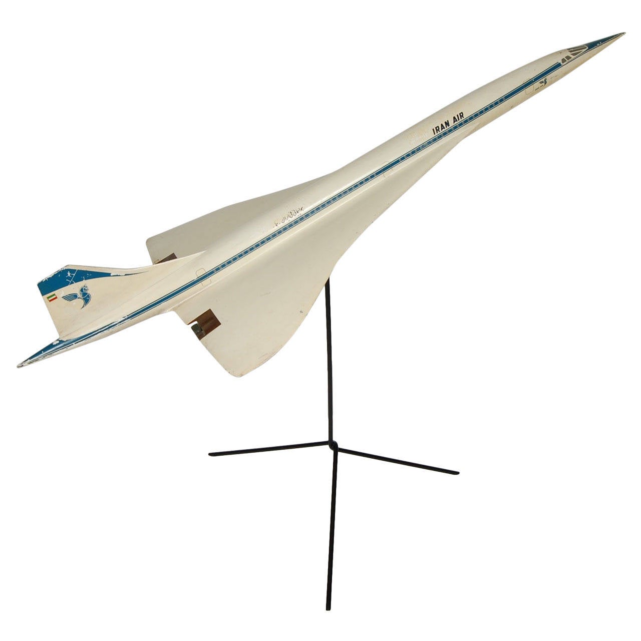 Concorde Iran Air Agency Display Model at 1stDibs