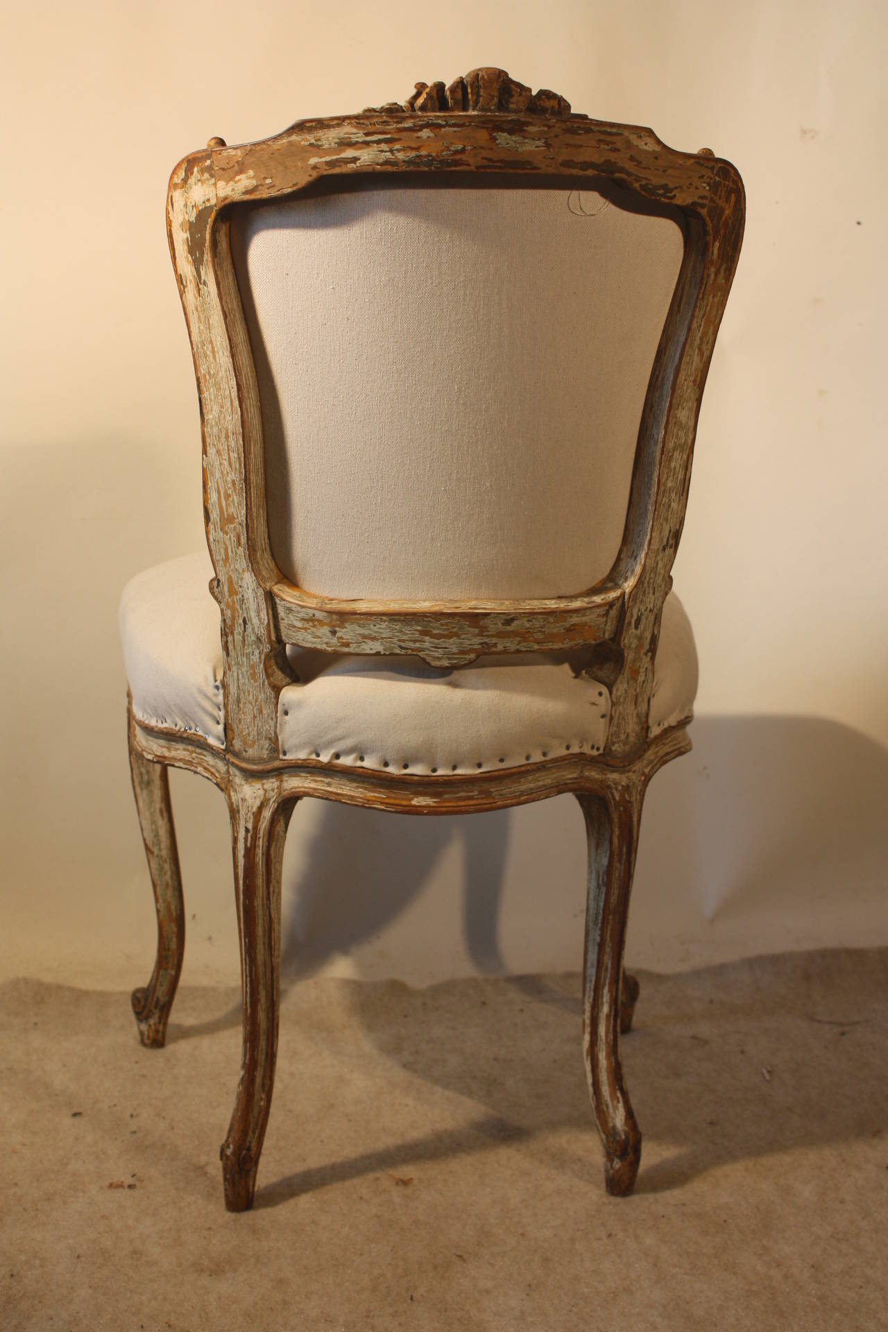 Pair of 19th Century Rococo Side Chairs at 1stDibs