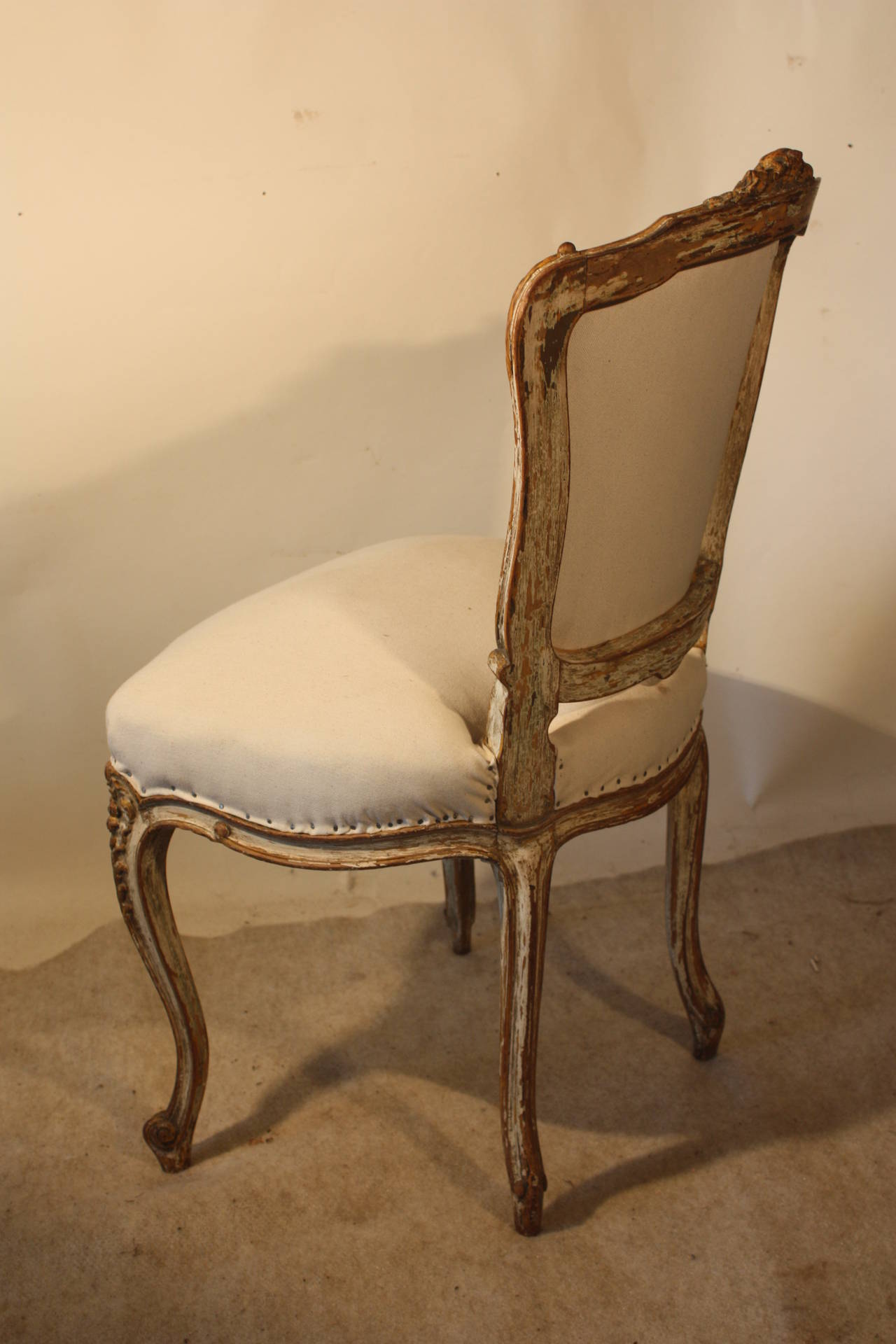 Pair of 19th Century Rococo Side Chairs at 1stDibs