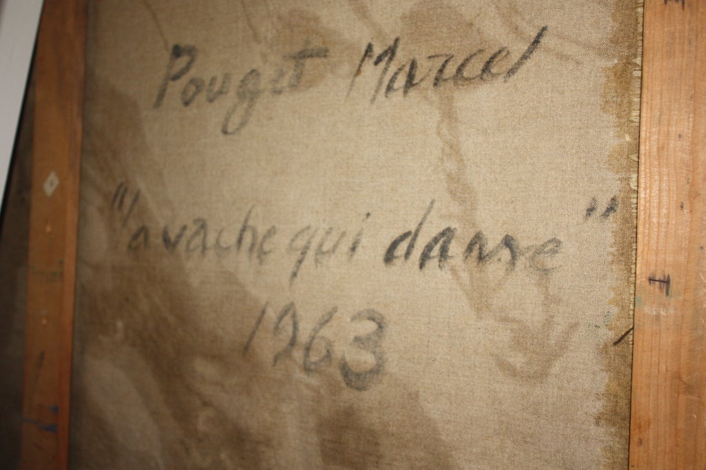 Large Oil Painting By Marcel Pouget at 1stDibs