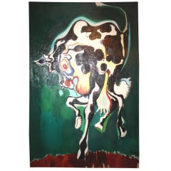 Large Oil Painting By Marcel Pouget at 1stDibs