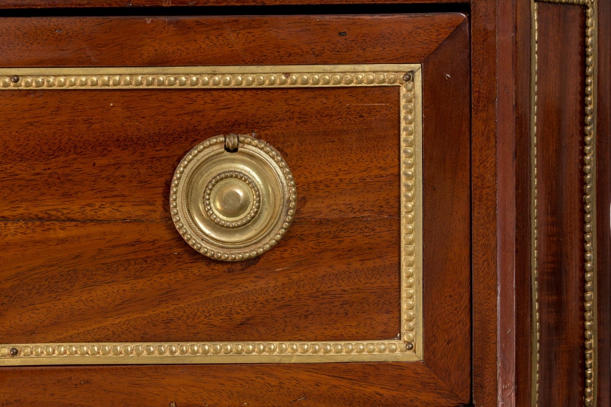 Louis XVI Gilt-Bronze Mounted Mahogany Chiffonnier, in the style of ...