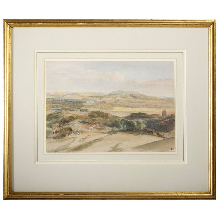 Watercolor by William Leighton Leitch For Sale at 1stDibs