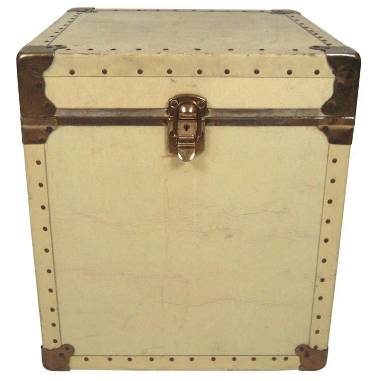 Buttery Cream Colored Trunk at 1stDibs