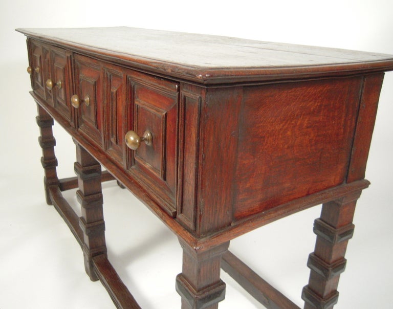 Jacobean Oak Server/Sofa Table, 17th Century at 1stDibs
