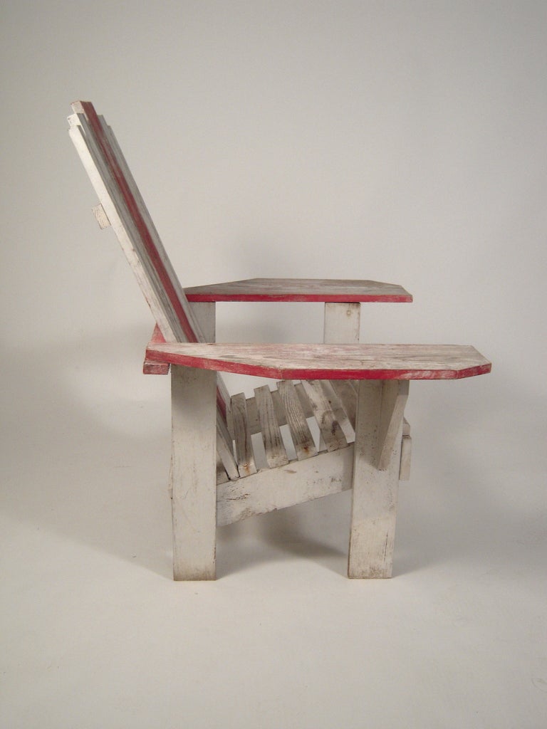 Surfer Chic Adirondack Chair at 1stDibs