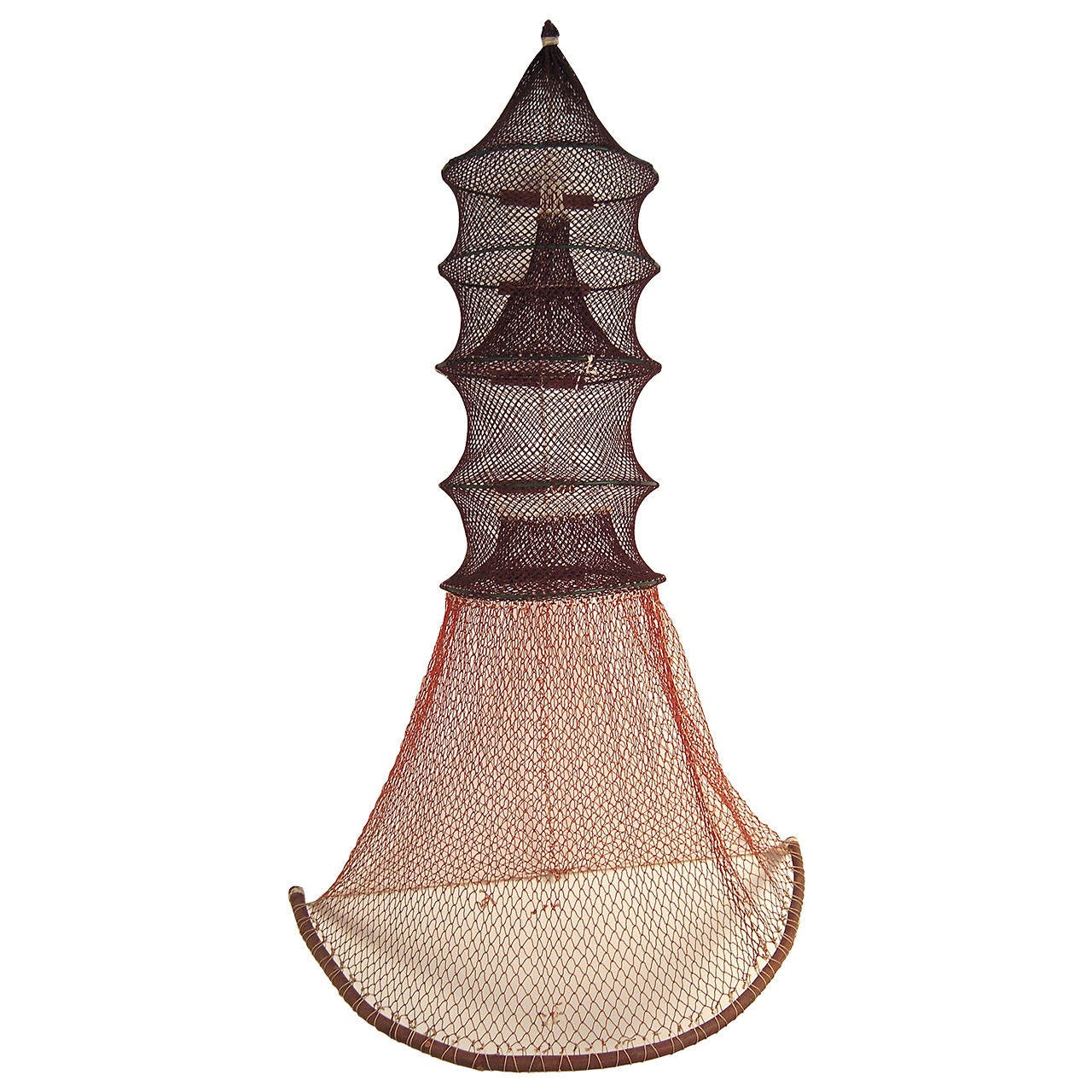 Hand Knotted String Fish Trap at 1stDibs