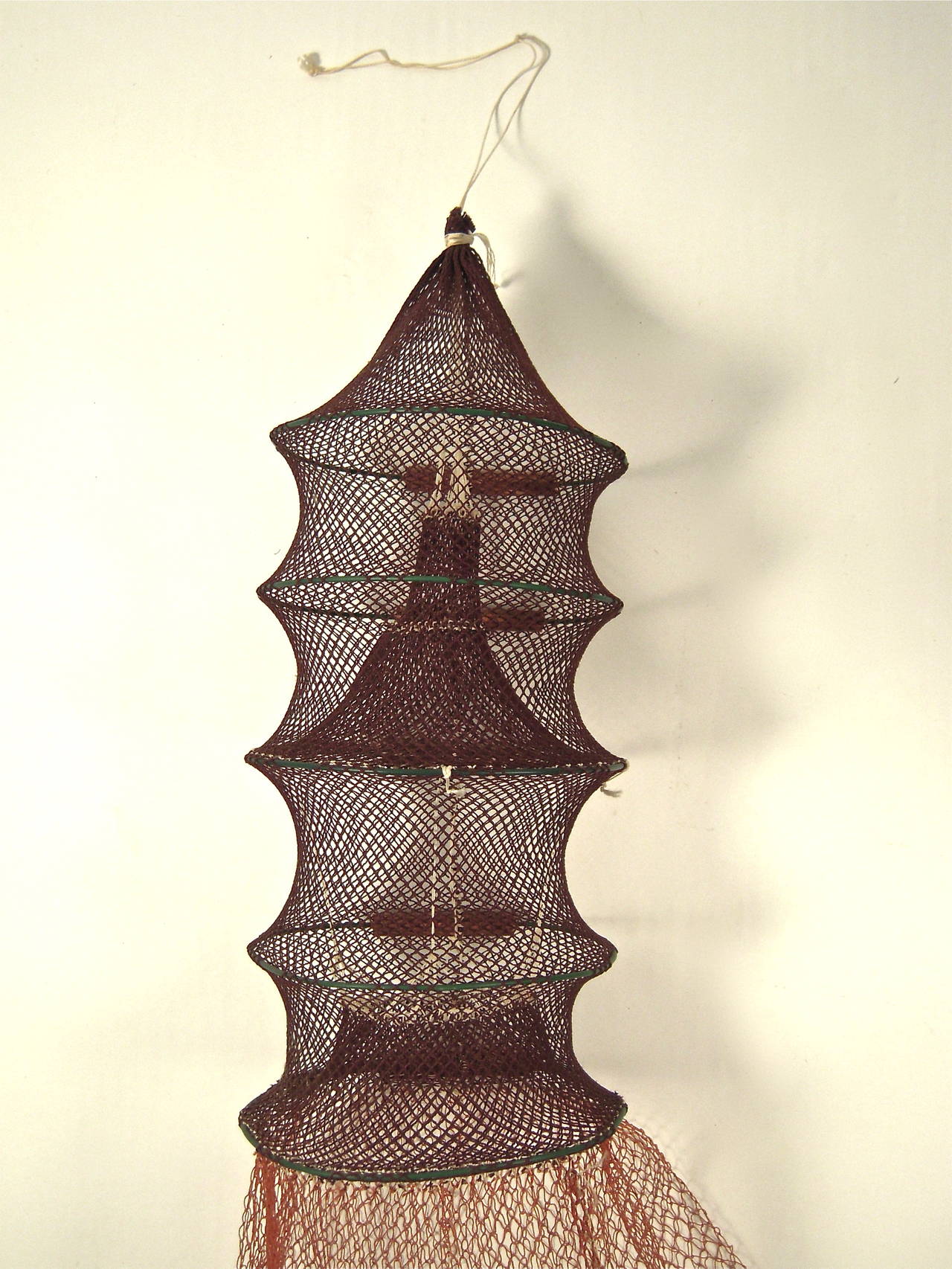 Hand Knotted String Fish Trap at 1stDibs