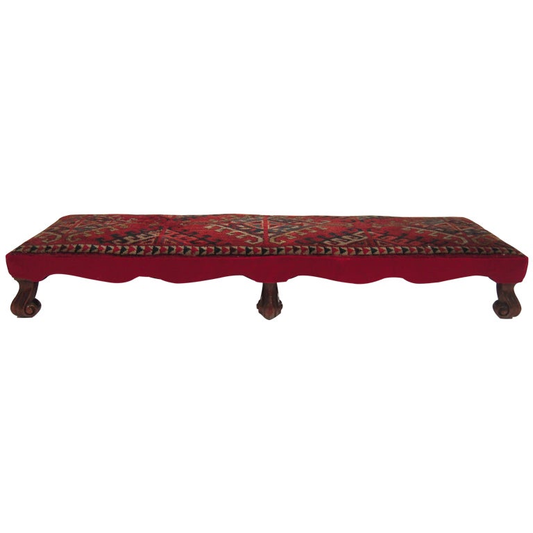 Baroque Style Long Foot Rest or Low Bench at 1stDibs
