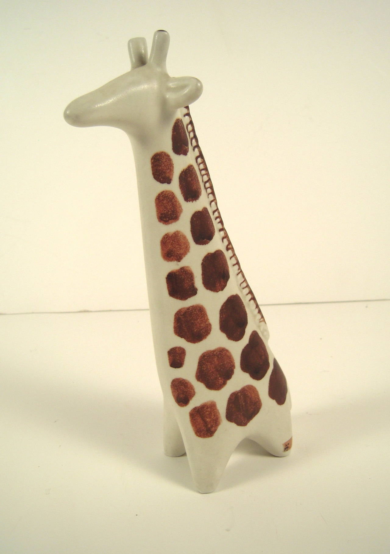 Mid-Century Modern Pottery Arabia Giraffe Sculpture, Finland, circa ...