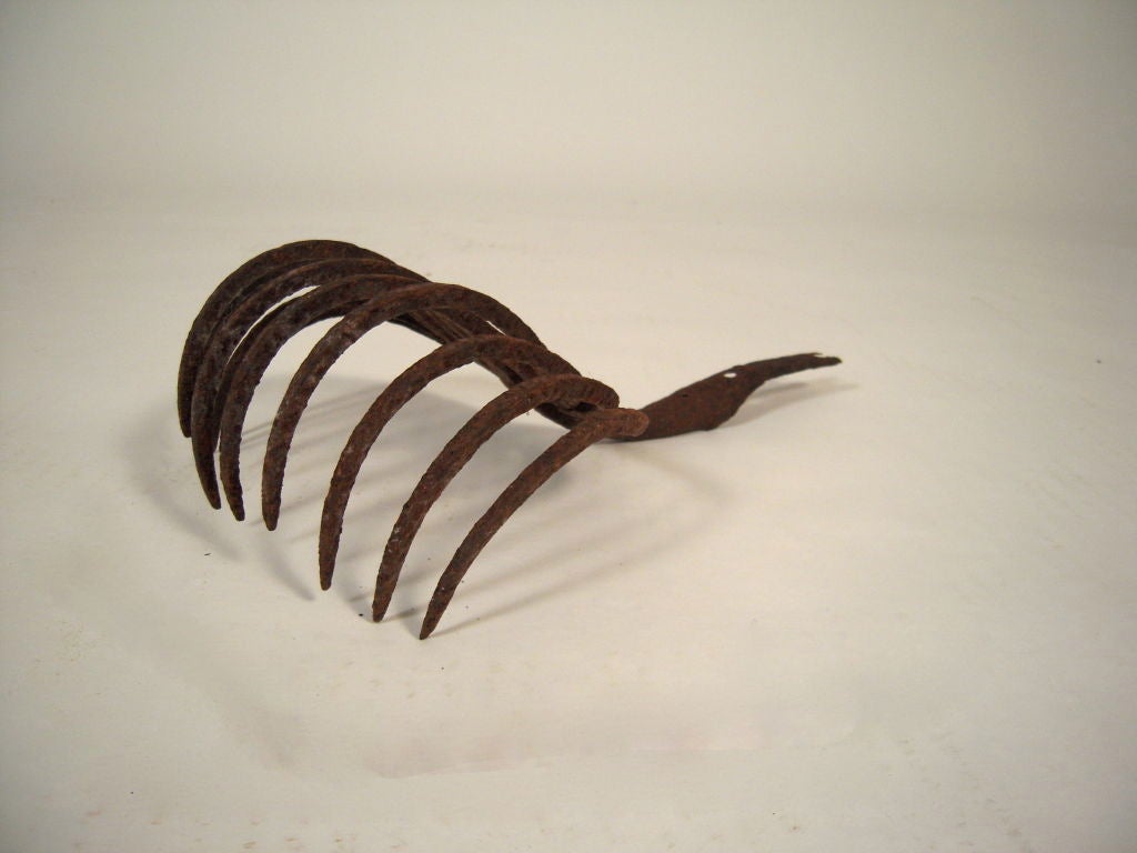 19th Century New England Wrought Iron Clam Rake at 1stDibs | antique ...