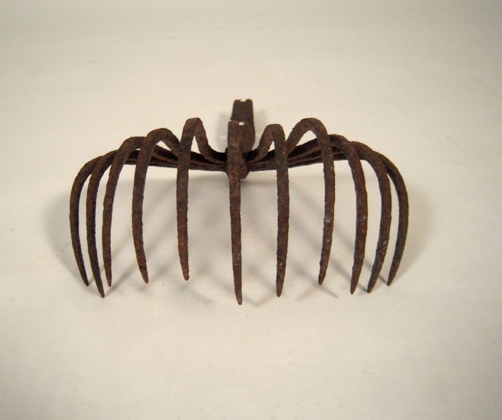 19th Century New England Wrought Iron Clam Rake at 1stDibs | antique ...