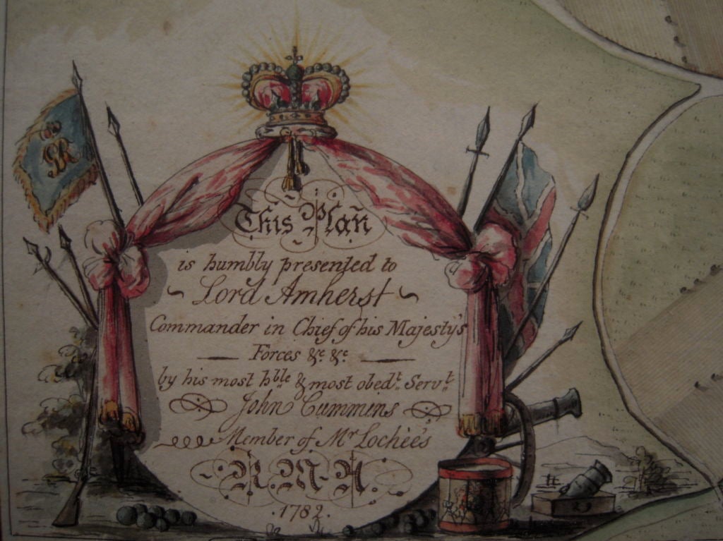 Rare Collection of 18th Century English and French Star Fort Drawings ...