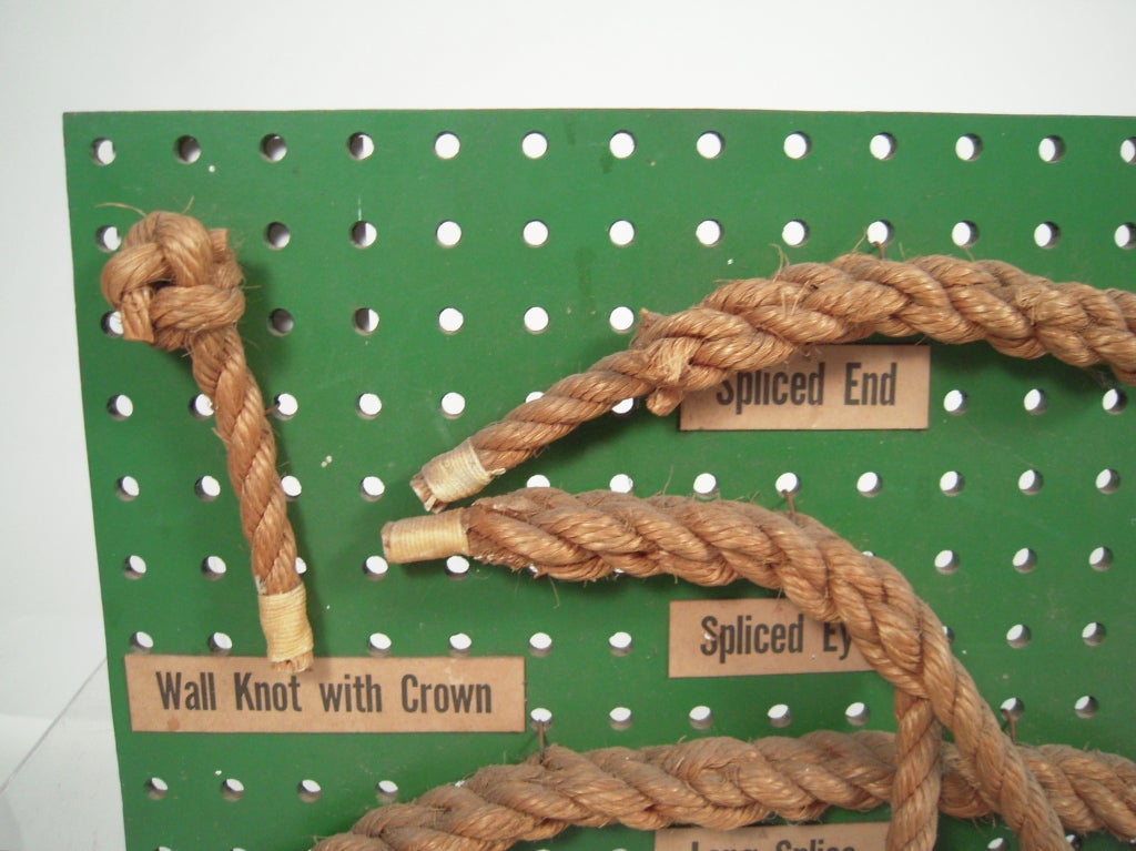 Knot Display Board at 1stDibs