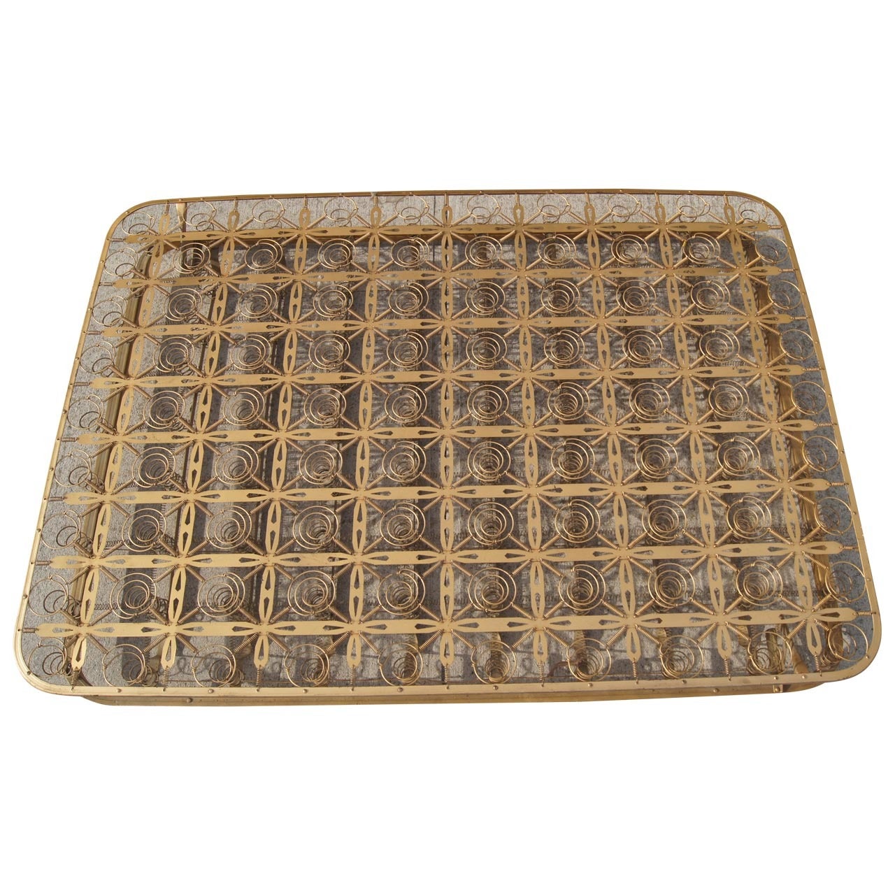 Vintage Metal Coil Bed Spring at 1stDibs | vintage metal coil box ...