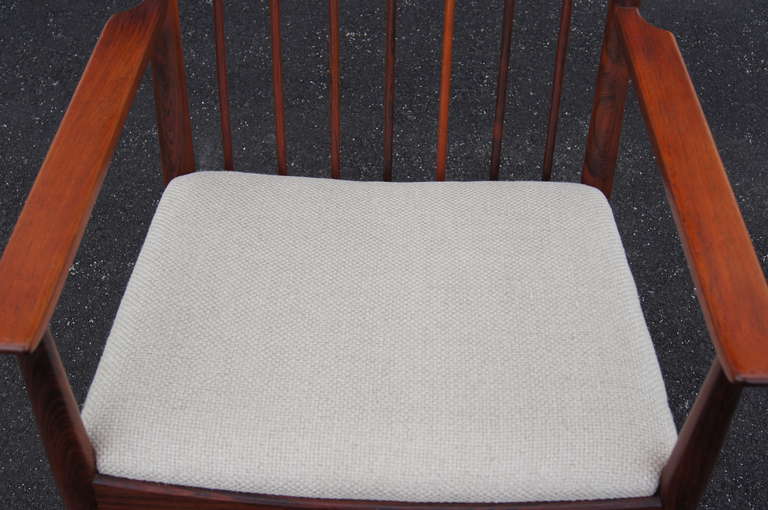 Rosewood Rocking Chair by Arne Vodder at 1stDibs