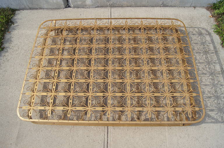 Vintage Metal Coil Bed Spring at 1stDibs | vintage metal coil box ...