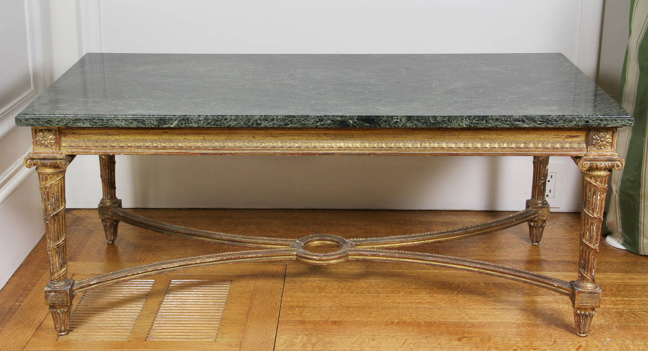 French Neoclassical Style Giltwood Coffee Table For Sale at 1stDibs ...