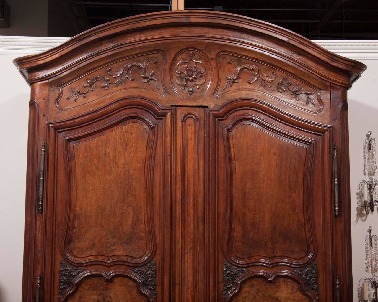 Fine Louis XV Walnut Armoire at 1stDibs