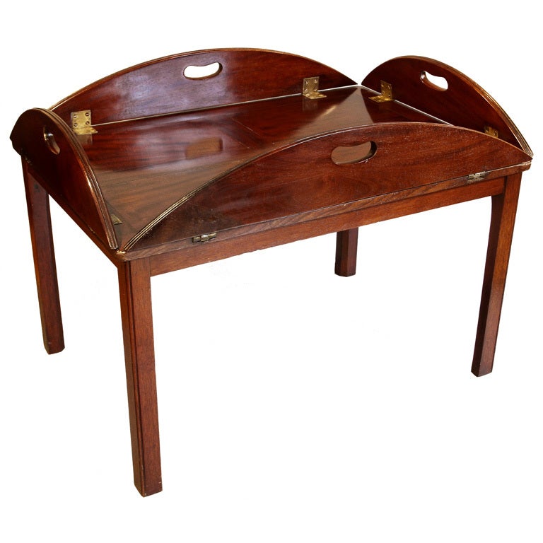 George IV Mahogany Butlers Tray Table at 1stDibs